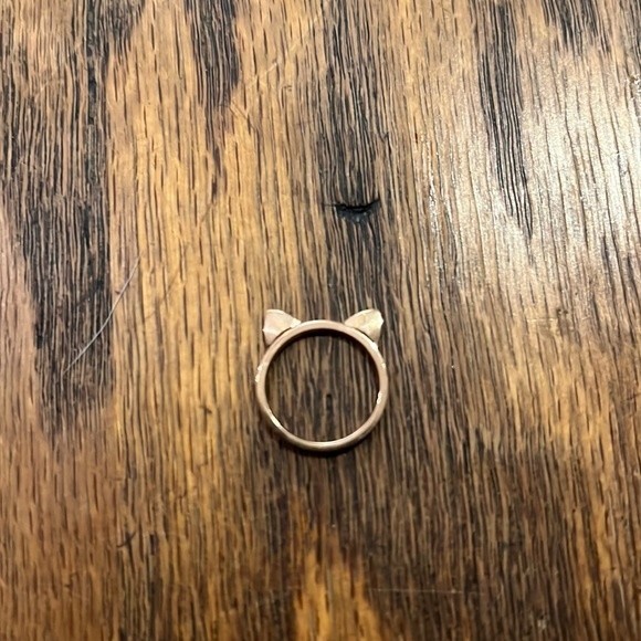 Jewelry | Rare Gold Plated Cat Ears Ring | Poshmark